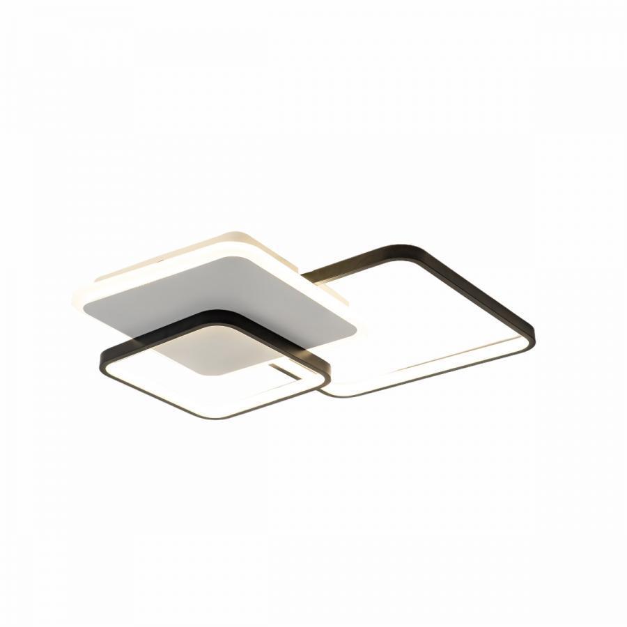 Lustra LED cu Telecomanda Carolina, 122W, Dimabila, Negru - Corpuri de ...